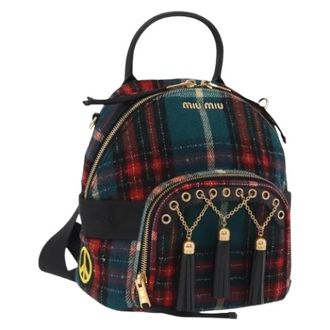 Miu Miu Sac &agrave; dos Pre-owned - Femme - Pre-owned - Multicolore - Taille: ONE Size