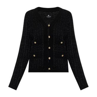 Anine Bing Tessa Cardigan - - Knitwear - Damen - Schwarzk - M