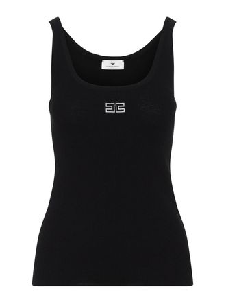 Elisabetta Franchi Top - Noir