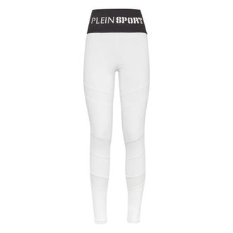 Plein Sport Femme, Pantalons, Blanc, Taille: 44 FR Leggings de jogging