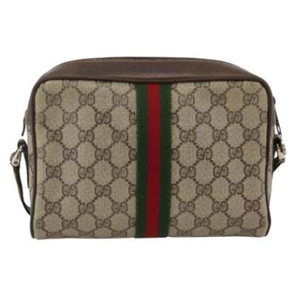 Gucci Sac bandouli&egrave;re vintage Pre-owned - Femme - Pre-owned - Brun - Taille: ONE Size