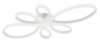 Trio Leuchten LED Deckenleuchte Fly 645619131, Metall Wei&szlig; matt, inkl. 32 Watt LED, Switch Dimmer