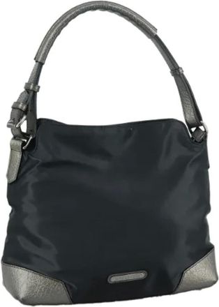 Burberry Pre-owned Nylon sacs-main - Femme - Pre-owned - Noir - Taille: ONE Size