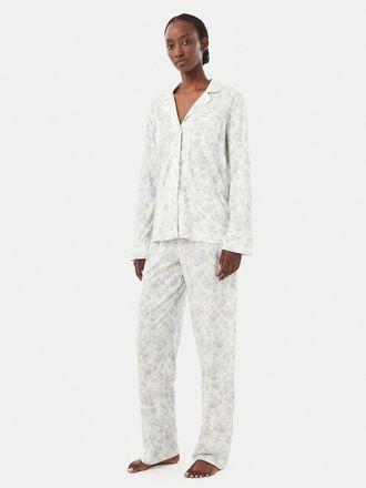Lauren Ralph Lauren Pyjama ILN92540 Hellblau Regular Fit