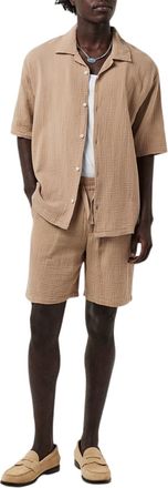 Albam Hemd f&uuml;r Herren, F&auml;ltchen, leger (warmes Beige)