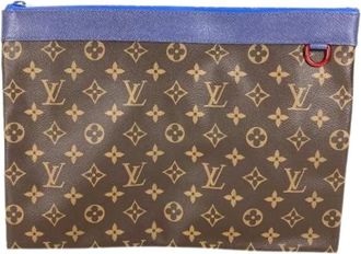 Louis Vuitton unisex, Pre-owned, Bleu, Taille: ONE Size Pochette Vintage en Toile Monogram Pre-owned