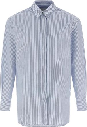 Golden Goose Femme, Blouses et Chemises, Bleu, Taille: 38 FR Batilda Shirt