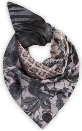 Codello Tücher & Schals - Dreieckstuch aus Seide - Gr. unisize - in Grau - für Damen