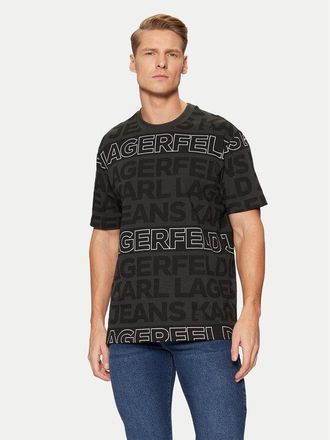 Karl Lagerfeld T-Shirt A1M17114 Schwarz Regular Fit