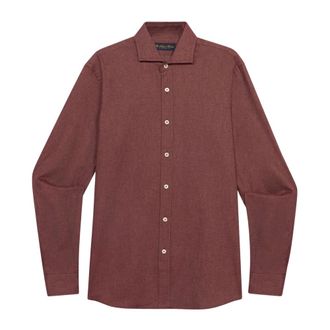 Brooks Brothers Chemise ajust&eacute;e avec col &eacute;tal&eacute; - Homme - Chemises - Brun - Taille: S