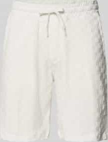 Lindbergh Regular Fit Shorts mit Label-Patch