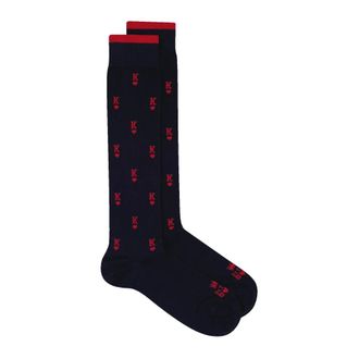 In The Box Chaussettes avec broderie King - Homme - Sous-v&ecirc;tements - Bleu - Taille: L/Xl