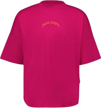 Palm Angels Homme, Tops, Rose, Taille: S T-Chemises