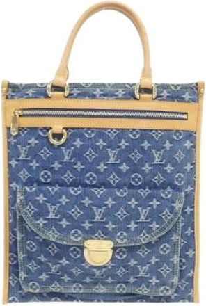 Louis Vuitton Pre-owned LV Remix Monogram Denim Bag - Femme - Pre-owned - Bleu - Taille: ONE Size