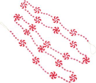 Angoily S&uuml;&szlig;igkeitenanh&auml;nger f&uuml;r Weihnachtsbaum-Dekoration -Schnur als Weihnachtsbaum-h&auml;ngedekoration Heimdeko mit Weihnachtsbaum-s&uuml;&szlig;igkeitenkugelkette Weihnac