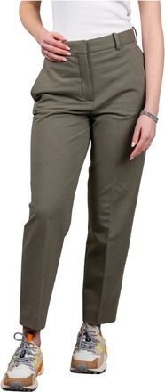 Circolo 1901 Femme, Pantalons, Vert, Taille: 38 FR Straight Pantalons