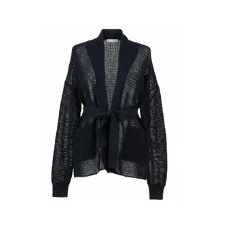 Twinset Damen, Strickwaren, Blau, SGr&ouml;&szlig;e