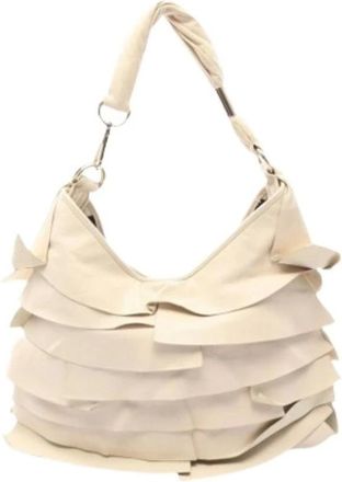 Saint Laurent Pre-owned Sac bandouli&egrave;re vintage - Femme - Pre-owned - Beige - Taille: ONE Size