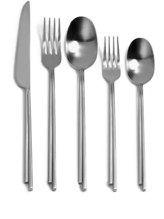Serax lot de 5 couverts Dune - Argent
