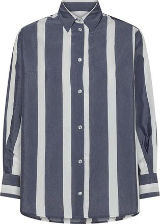 Cruna Femme, Blouses et Chemises, Bleu, Taille: 40 FR Osaka Shirt