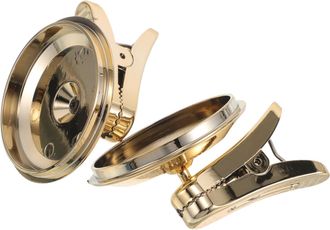 SOLUSTRE 2 St&uuml;ck Weihnachtliche Kerzenhalter mit Clip Stabiler Kerzenhalter f&uuml;r Tischdeko und Festliche Baumkerzen Vielseitig Einsetzbar f&uuml;r Geburtstags Partyd