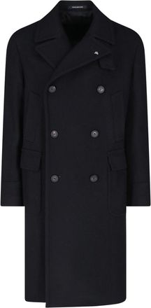 Tagliatore Manteau Au Genou - Noir