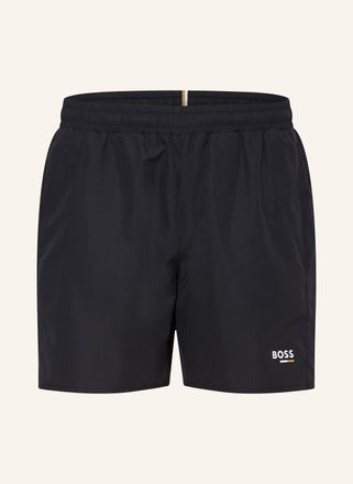 HUGO BOSS Badeshorts Swordfish schwarz