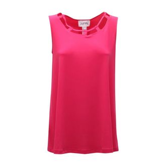 Joseph Ribkoff &Auml;rmelloses Dazzle Pink Top - - Tops - Damen - Rosa - XS