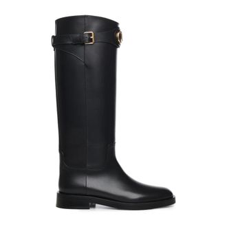 Valentino Garavani Femme, Chaussures, Noir, Taille: 38 EU Bottes VLogo Signature