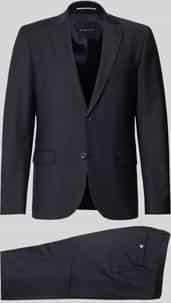 Bugatti Regular Fit Anzug mit 2-Knopf-Sakko