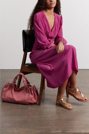 Gerard Darel Robe fluide avec d&eacute;coupe &agrave; la taille - JESSY - Rose vif