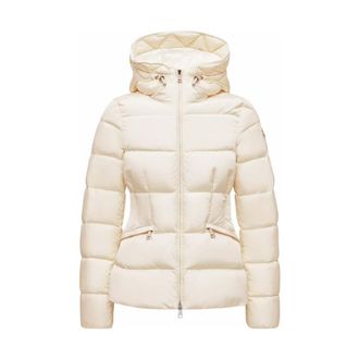 Moncler Doudoune Courte Avoce - Femme - Vestes - Blanc - Taille: 40 FR