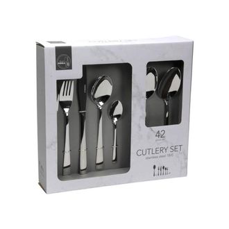 Studio Tavola Besteckset - Edelstahl - 42 Teile / 8 Personen