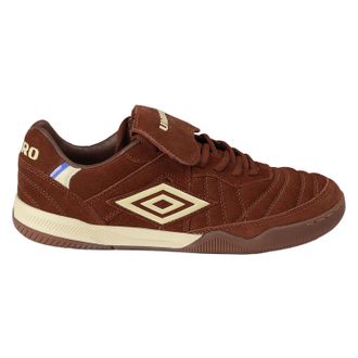 Umbro Speciali Tr Oberteil mit Klappe Sneaker f&uuml;r Herren, Wildleder (Dunkelbraun/Cremefarbe/Wahres K&ouml;nigsblau)
