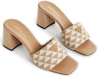 Prada Mules en cuir
