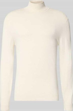 Mc Neal Slim Fit Rollkragenpullover aus Viskose-Mix