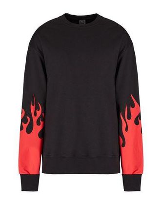 8 by YOOX PRINTED ORGANIC COTTON LOOSE-FIT CREWNECK