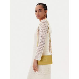 Pinko Handtasche PINKO Flat Horizontal Mini PE 25 PCPL 104277 A2AN Gr&uuml;n