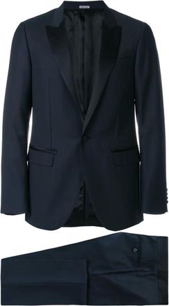 Lanvin Homme, Costumes, Bleu, Taille: M Costume de Soir&eacute;e Deux Pi&egrave;ces