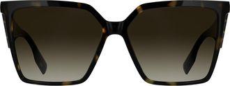 Karl Lagerfeld Damen KL6207S Sunglasses, Dark Tortoise, 57/14/140