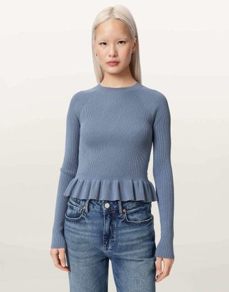 AllSaints Jas - Pull - Bleu Luna