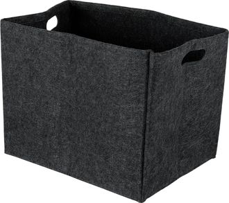 axentia Filzkorb, anthrazit, ca. 45x35,5x34 cm