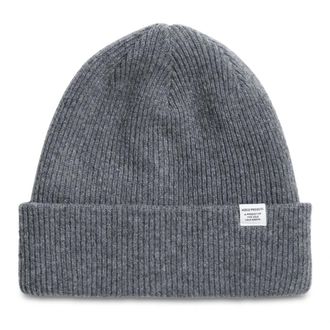 Norse Projects Merino Beanie - - Accessories - Herren - Grau - ONE SIZE