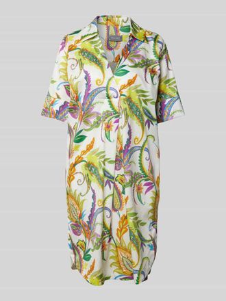 White Label Knielanges Kleid mit V-Ausschnitt