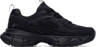 Refresh Sneakers Femme Noir - Chaussures Confortables et polyvalentes - Mode d&eacute;contract&eacute;e - Mod&egrave;le 17311602 (Taille39)