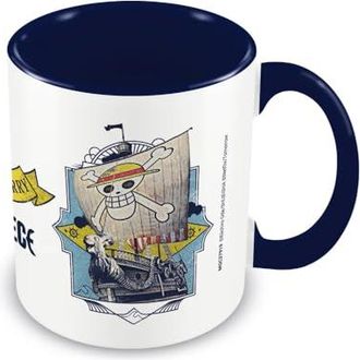 OnePiece Mug THE GOING MERRY (Taille unique) (Blanc/Bleu)