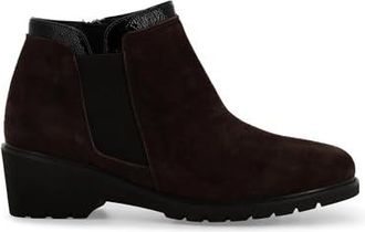 Melluso Bottines femme en daim marron r35607z, marron, 36.5 EU