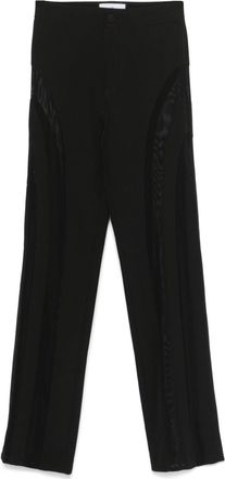 Philipp Plein Hose mit Mesh-Eins&auml;tzen - Schwarz