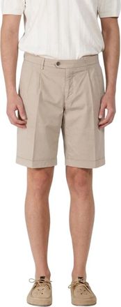 Mason's Homme, Shorts, Beige, Taille: 2XL New York 2 Pinces Chino Bermuda