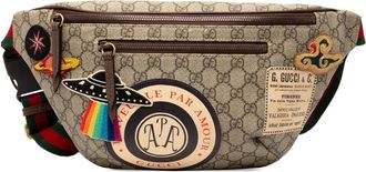 Gucci Bauchtaschen - GG Supreme Courrier Belt Bag - Gr. ONE SIZE - in Braun - f&uuml;r Damen